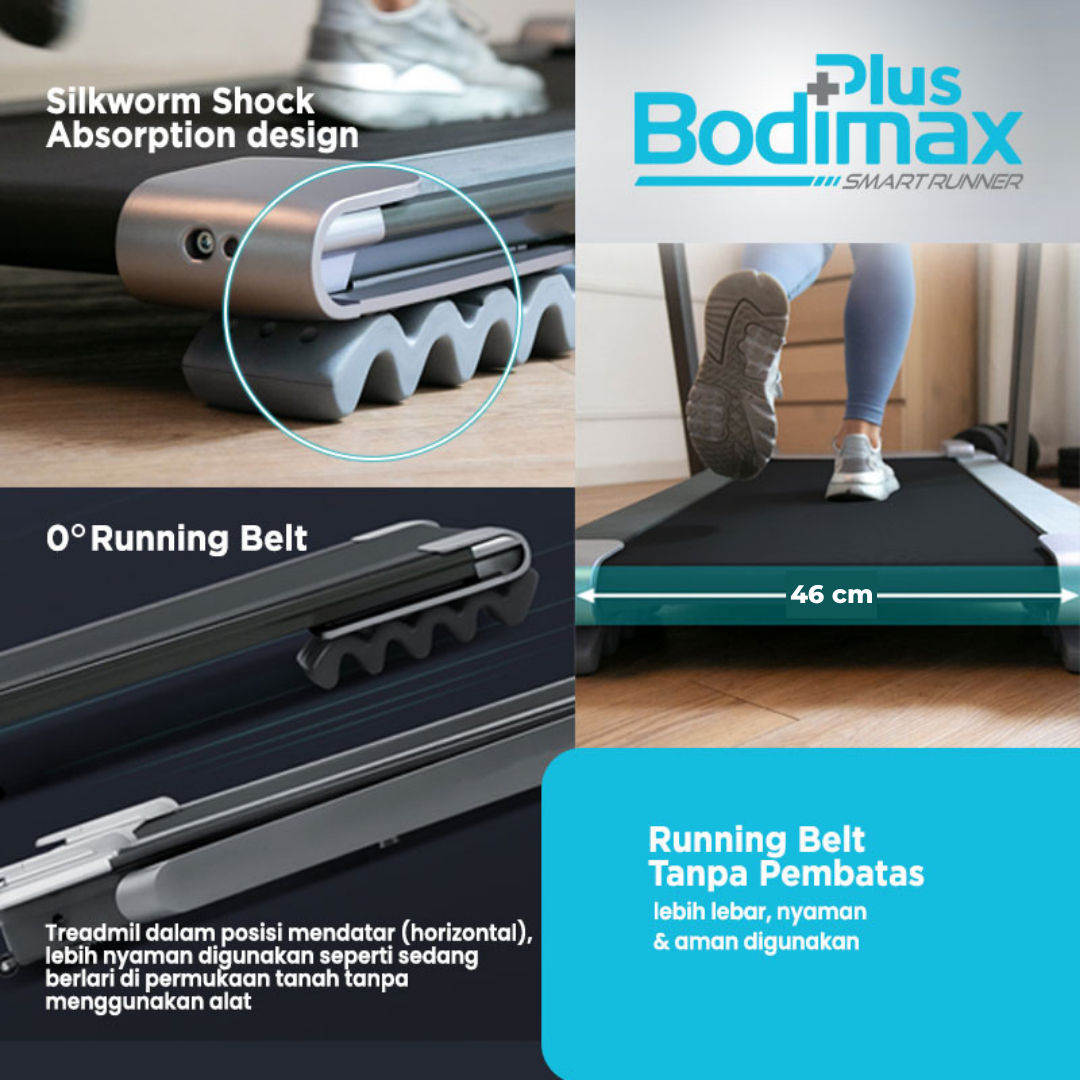 Treadmill Elektrik BODIMAX PLUS SMART RUNNER - Bodimax