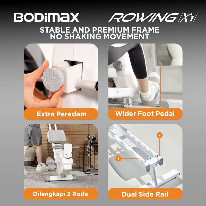 BODIMAX ROWING MACHINE X1 - Bodimax