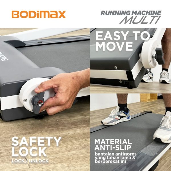 BODIMAX RUNNING MACHINE MULTI - Jual Treadmill Elektrik
